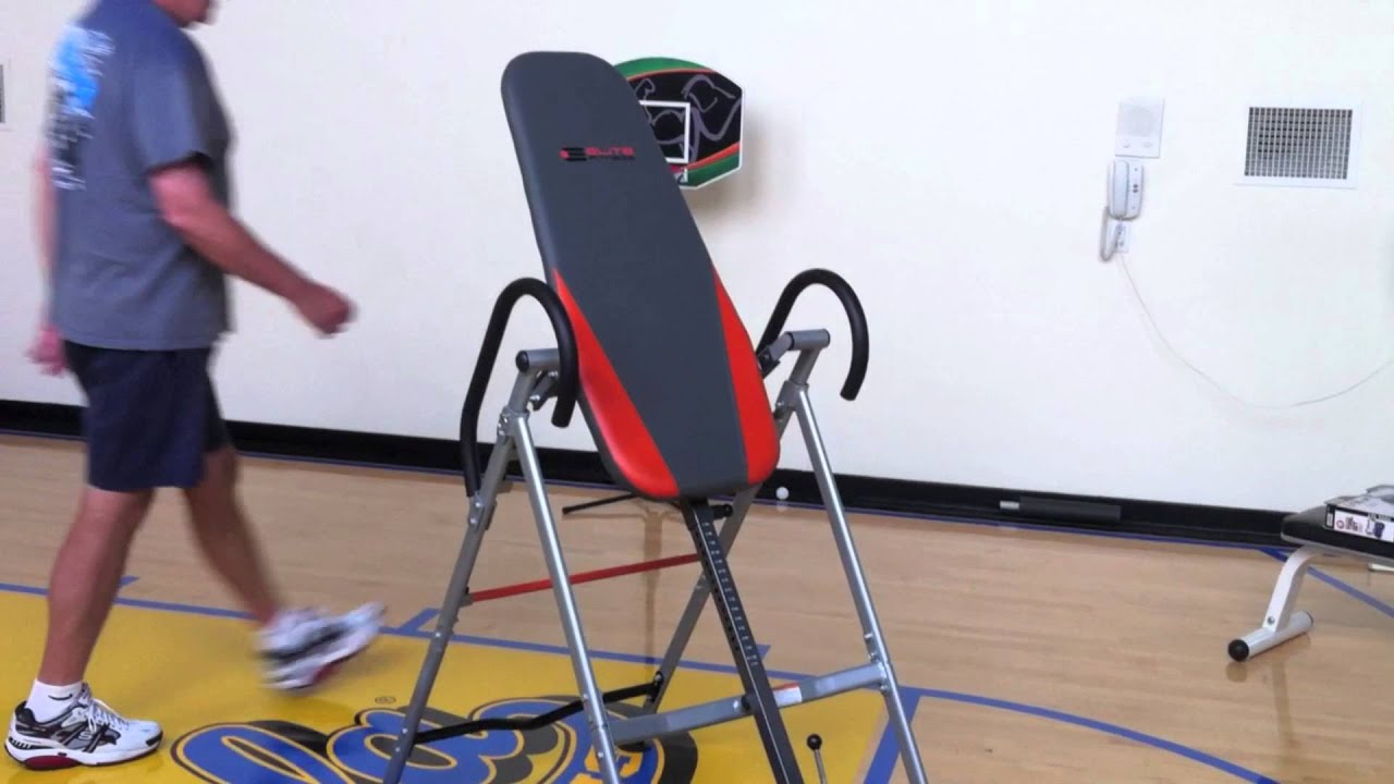 Gravity inversion table 101 - YouTube