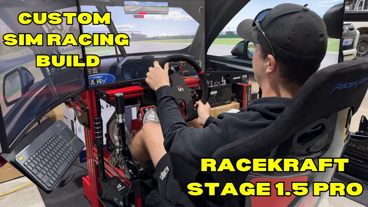 Custom RaceKraft Stage 1.5 Pro Racing Sim Build - YouTube