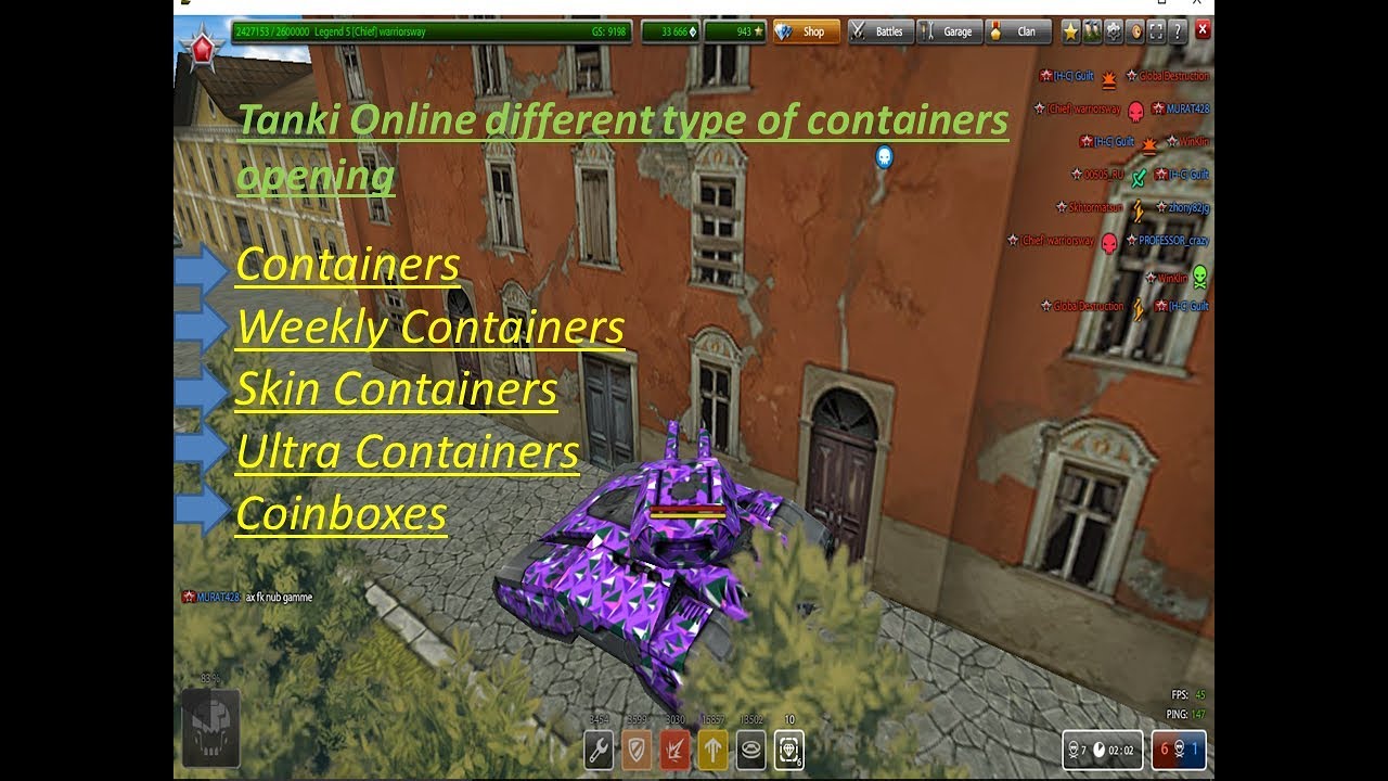Tanki Online | Opening Different Type of Containers - YouTube