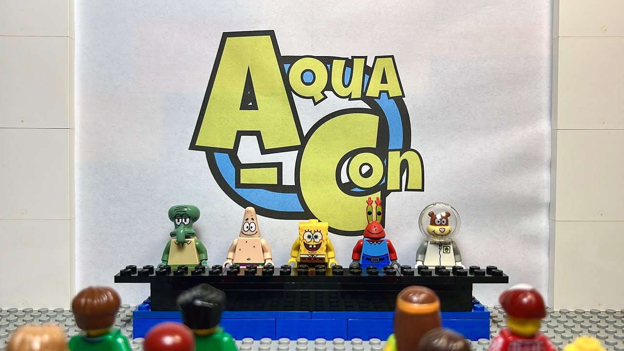 Lego SpongeBob: Aqua-Con Panel - YouTube