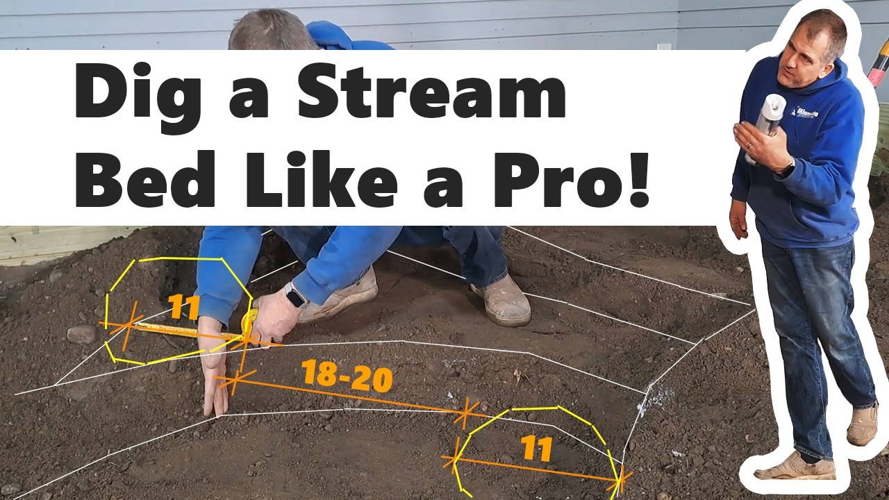 How to Dig the Perfect Stream Bed for a Pondless Waterfall | Pondless ...