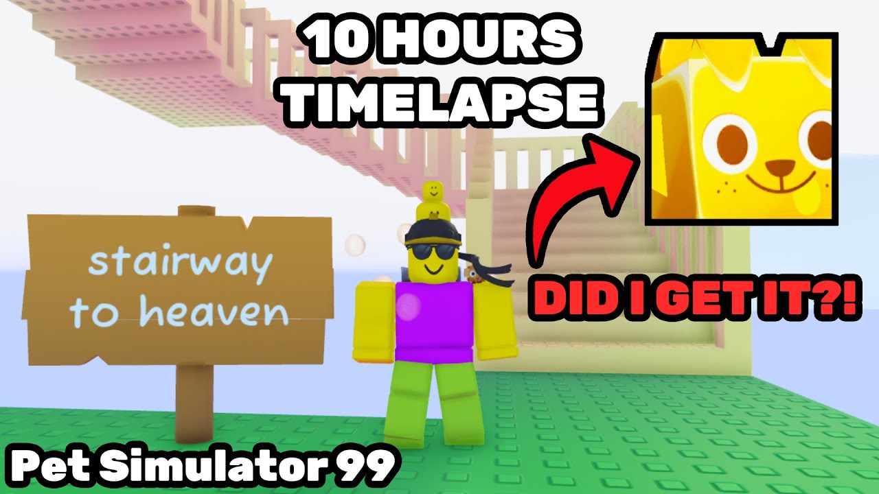 10 HOURS OF STAIRWAY TO HEAVEN IN PET SIMULATOR 99!!! + TIPS - YouTube