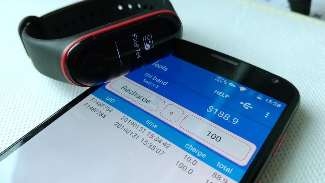 MTools Clone Mifare 1K Card to Mi Band 3 NFC Version ACR1222U PN532 - YouTube