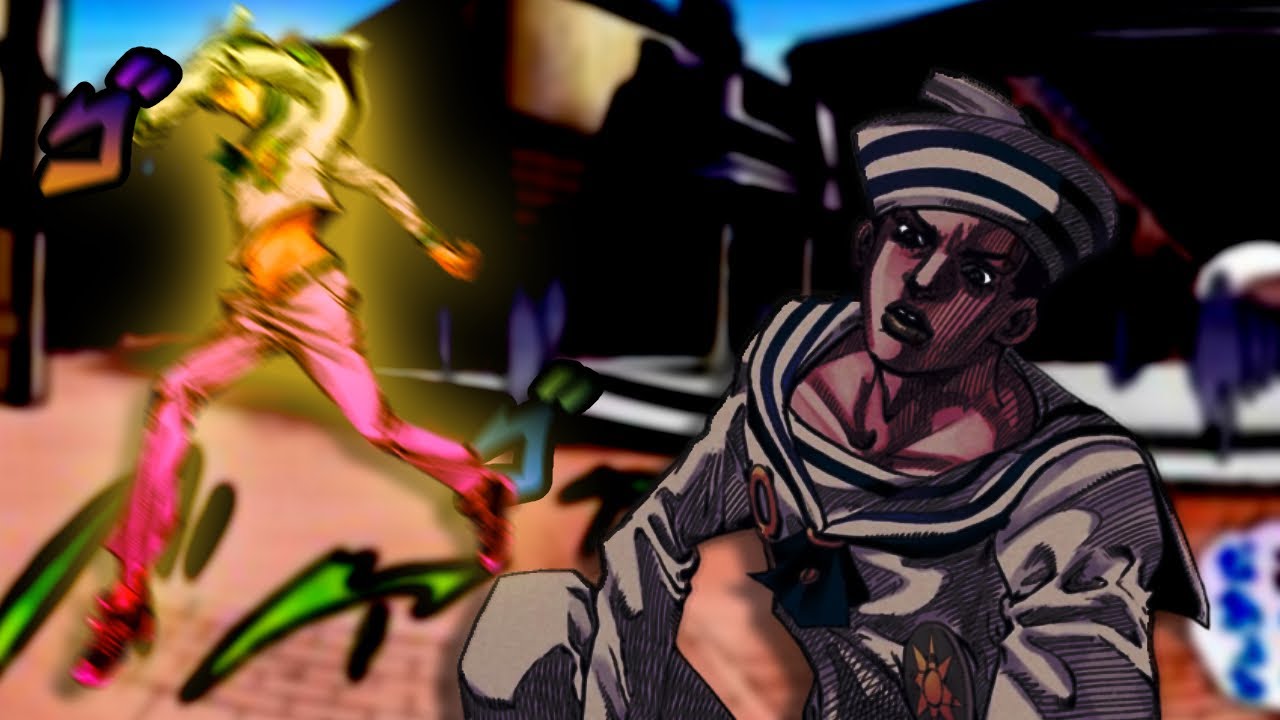 Josuke Higashikata Posing on THE WORLD - YouTube