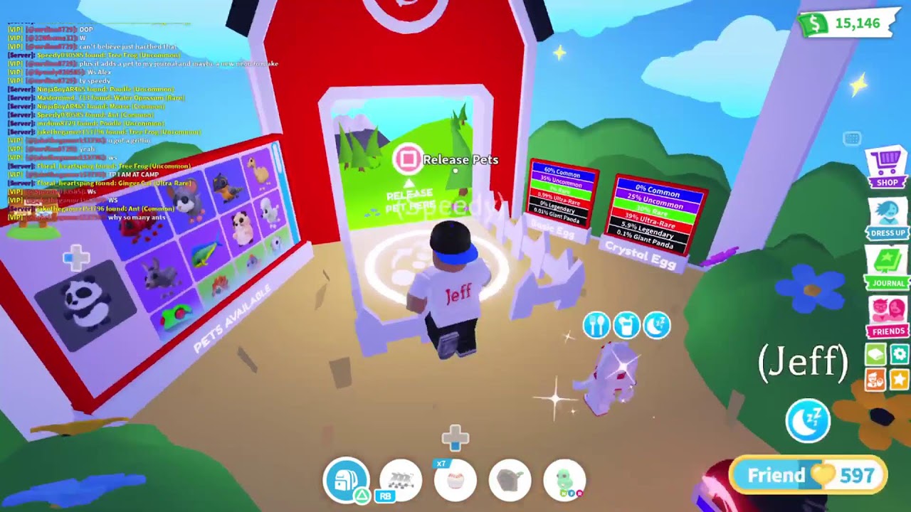 Adopt Me Pet Pen And Pet Release With Speedy - YouTube