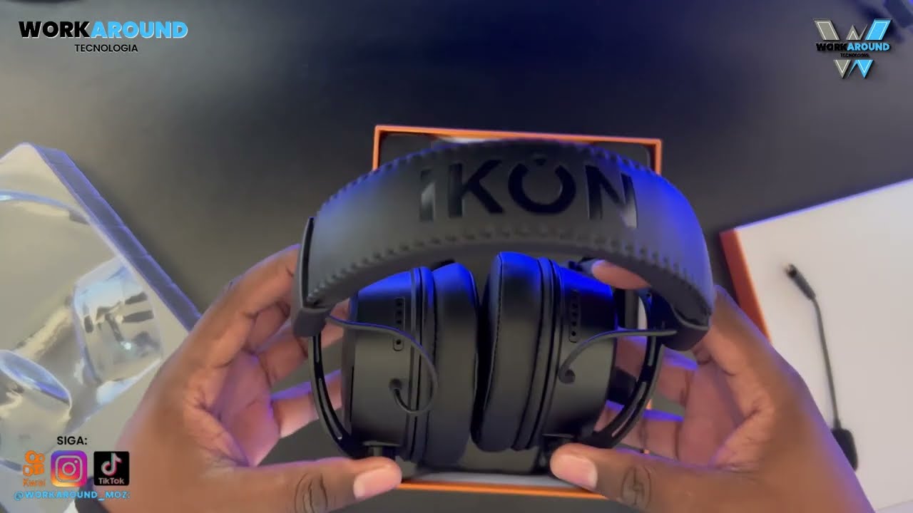 UNBOXING IKON ALPHA wireless gaming headset bom e barato. - YouTube