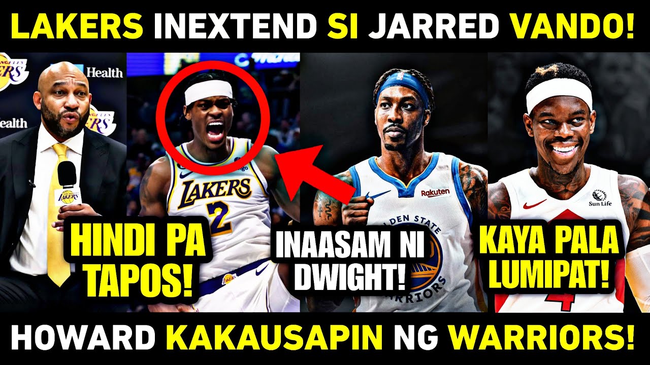 LAKERS INEXTEND SI JARRED VANDERBILT! HOWARD KAKAUSAPIN NG WARRIORS ...