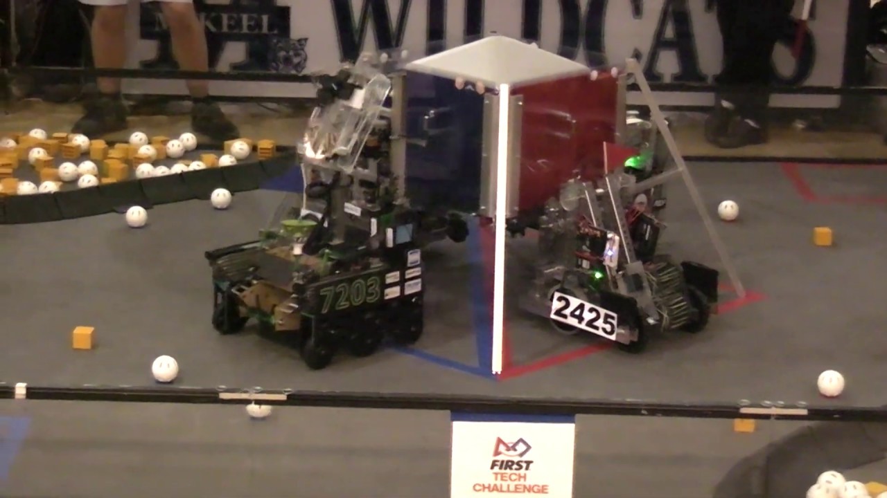 FTC Masquerade (4997) and KNO3 Teaming up - FTC Rover Ruckus - YouTube