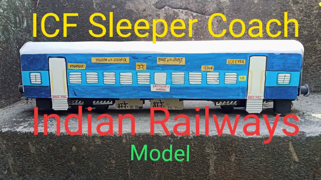 ICF Coach Of INDIAN RAILWAYS - YouTube