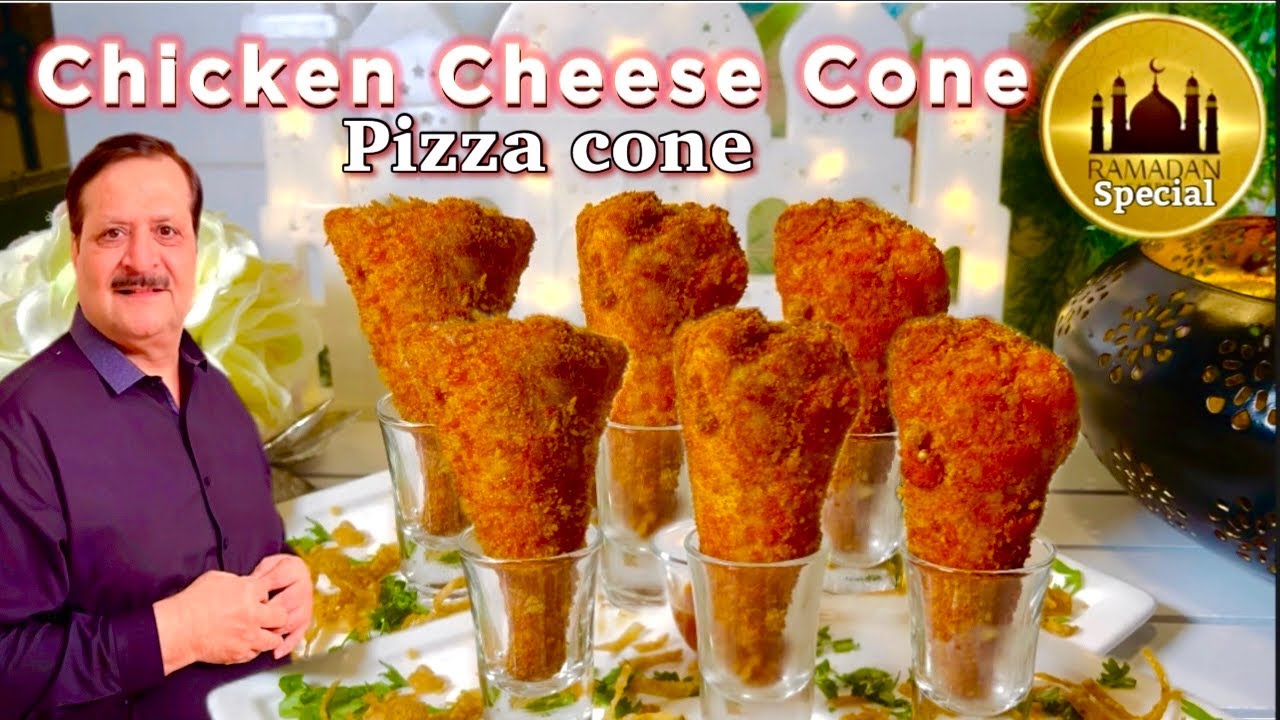 Savory Chicken Pizza Cones: A Crispy Twist on Pizza I Chicken Cheese ...