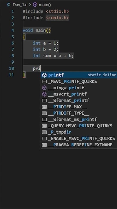 Mastering C Programming: Day 1 - Learning Variables | Beginner's Guide - YouTube