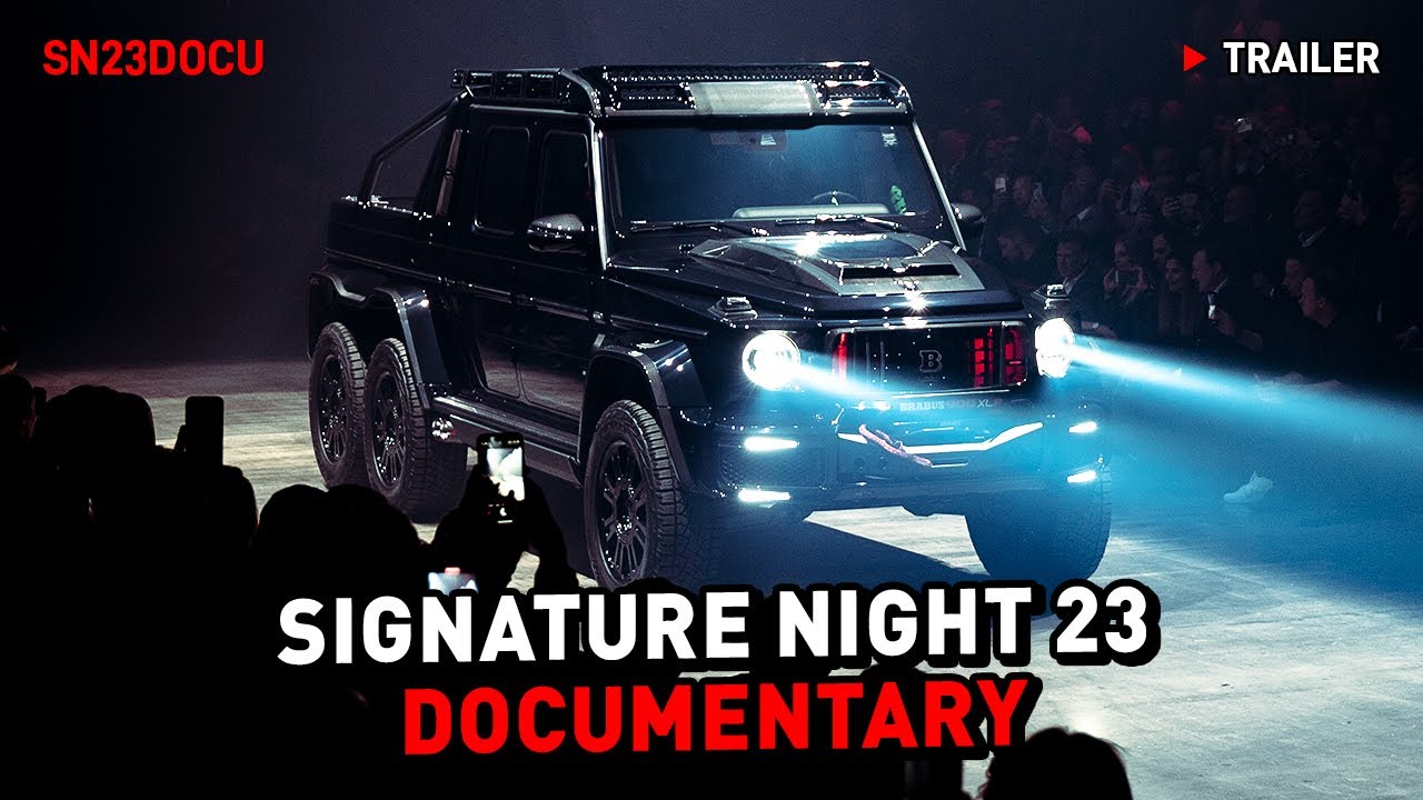 A BRABUS WORLD PREMIERE - SIGNATURE NIGHT ´23 DOCUMENTATION TRAILER ...