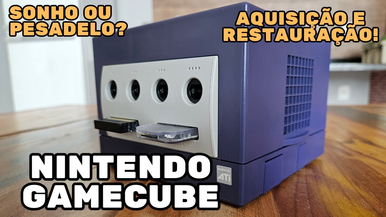 Como Transformei Meu Nintendo GameCube: Aquisição, Restauração e ...