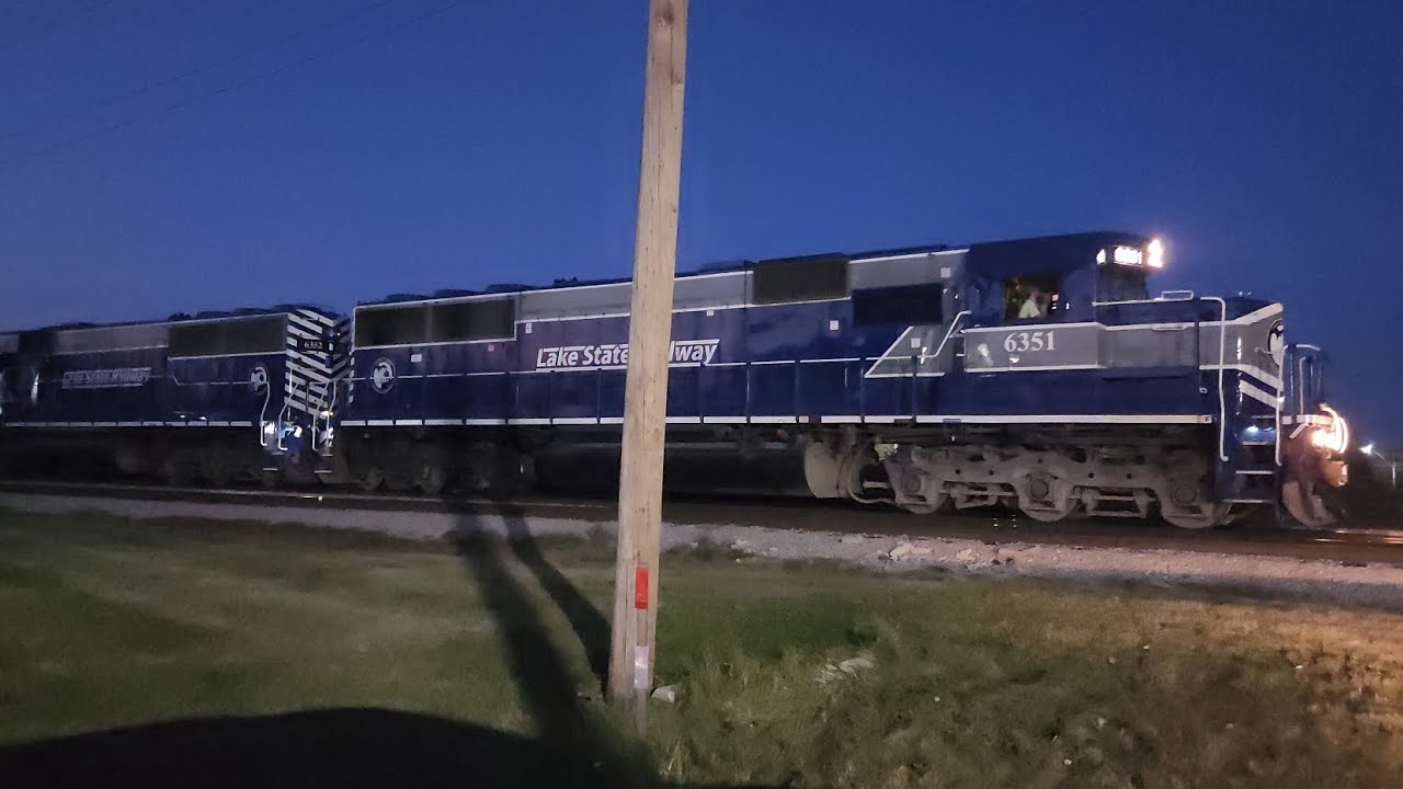 LSRC 6351, LSRC 6352, & LSRC 6436 Late Night Work Saginaw Yard ...