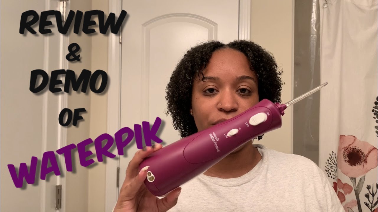 WATERPIK WATER FLOSSER REVIEW - YouTube