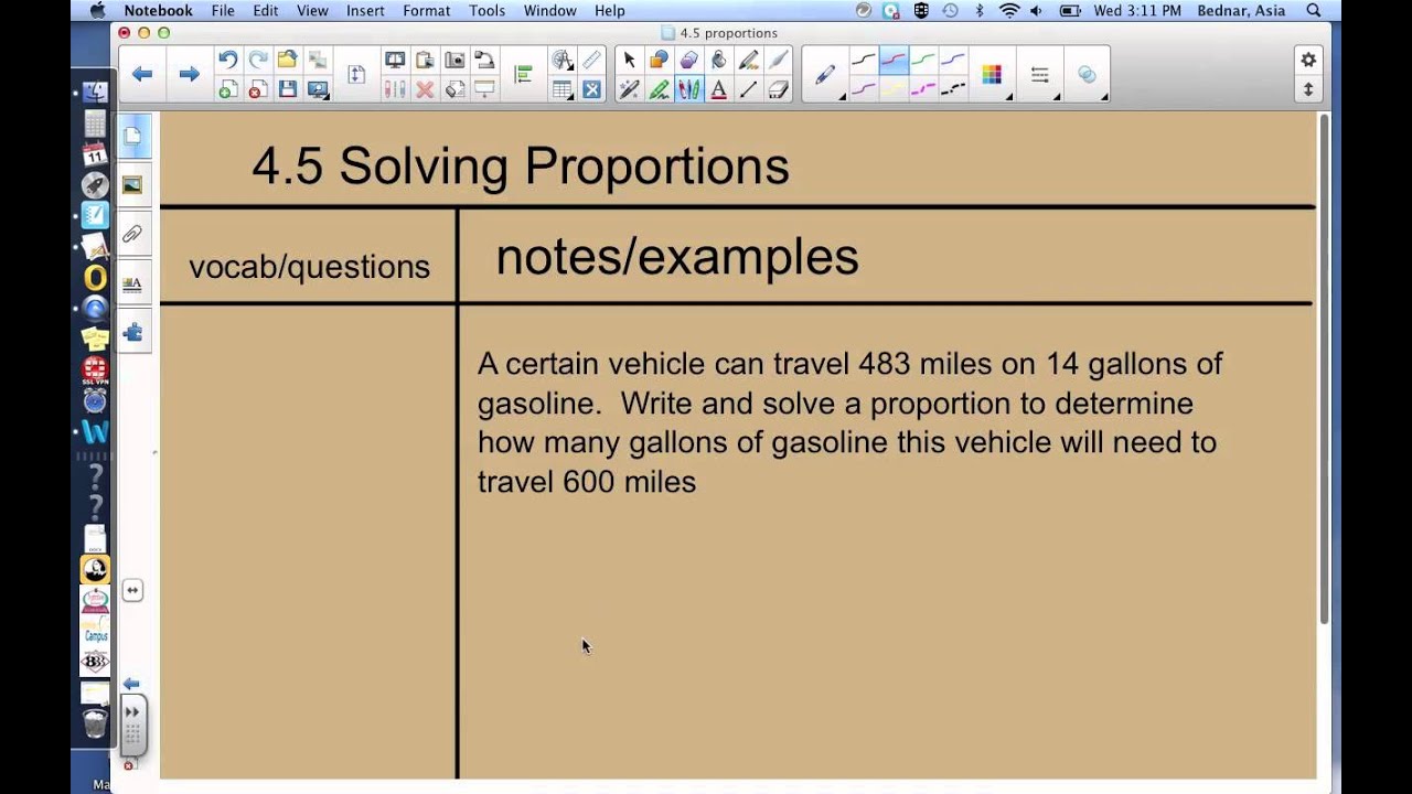 4 5 Solving Proportions - YouTube