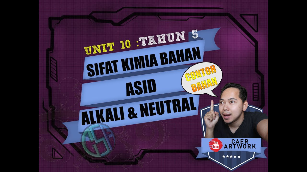 #cikgucaer #cikgootube SAINS TAHUN 5 CONTOH BAHAN ASID,ALKALI,NEUTRAL ...