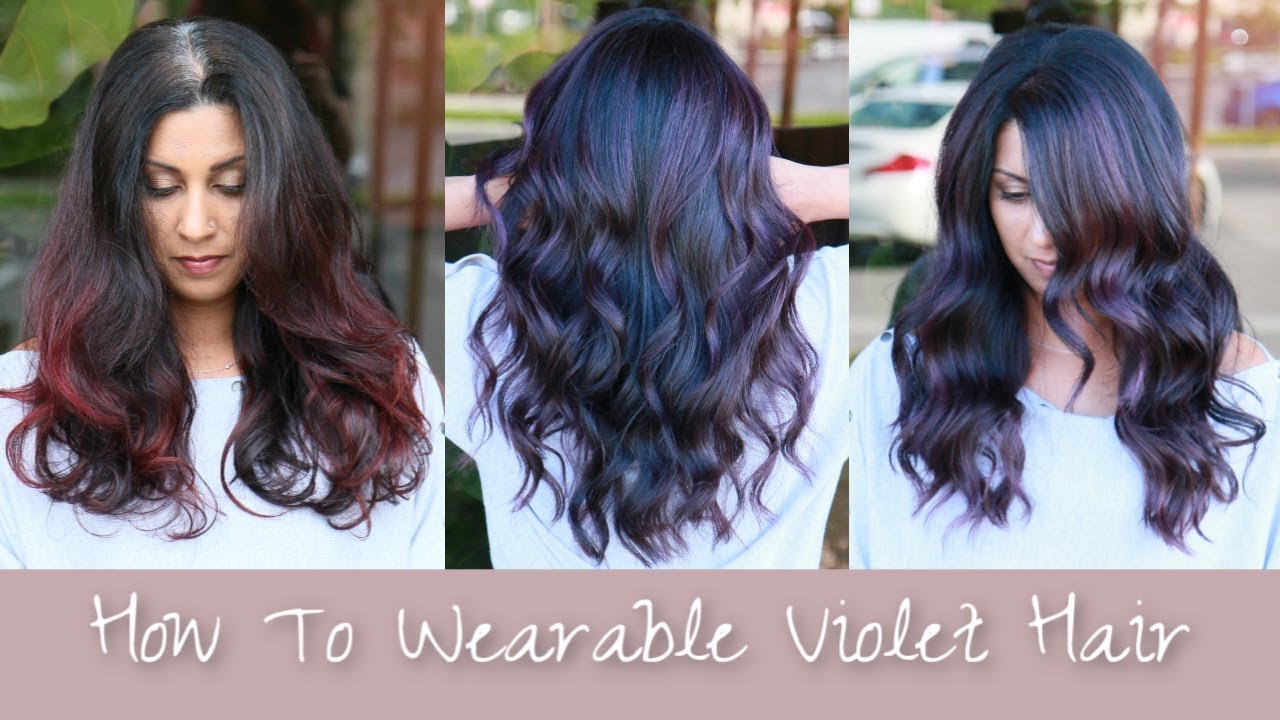 How to Wearable Violet Hair - YouTube