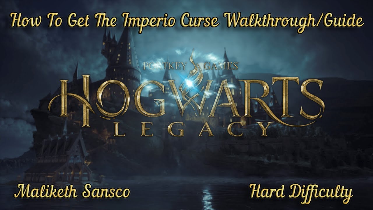 How To Get The Imperio Curse Walkthrough/Guide (Hard Difficulty) (Full ...