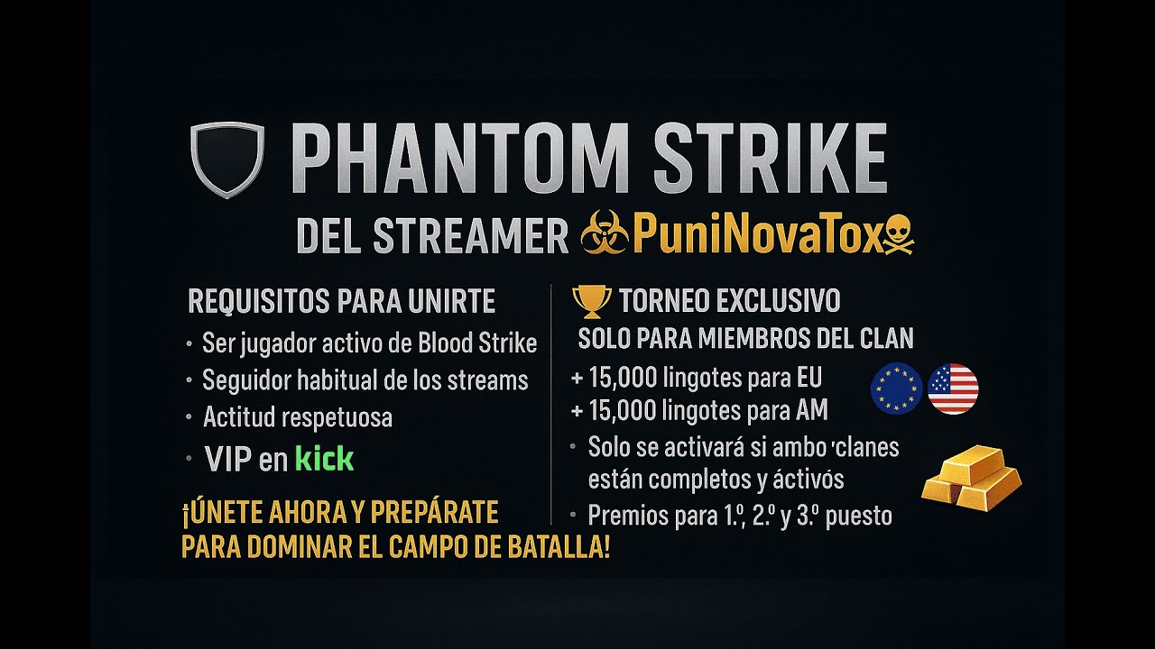 🔥 Consigue 3K Puntos en Kick y Únete al Clan | Próx. Torneo de 15K ...