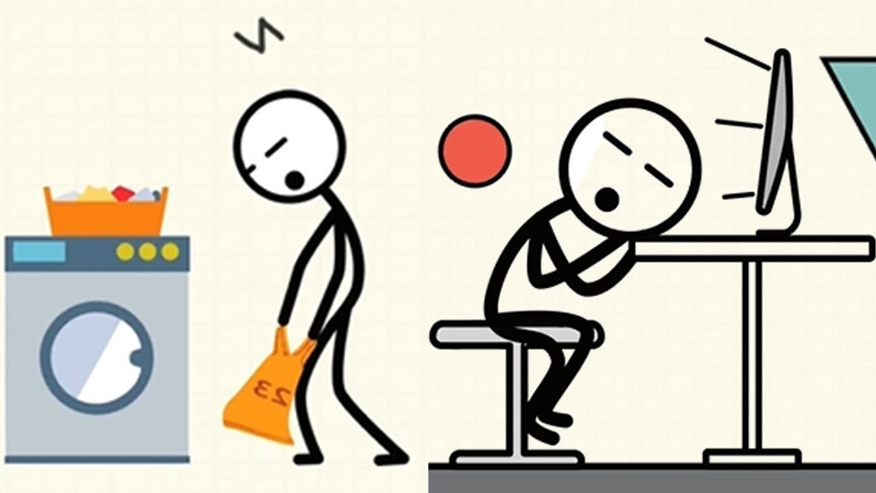 Bad Luck Stickman Drawing Puzzle Walkthrough Levels 1 - 30 - YouTube