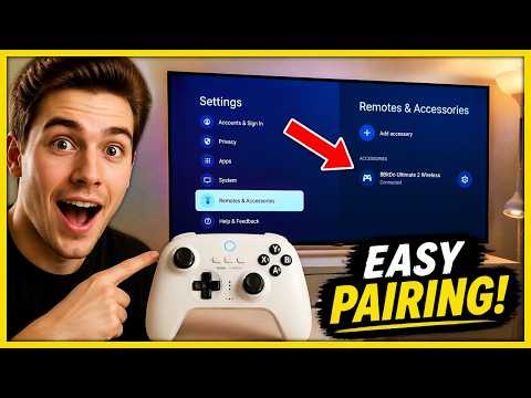 How To Connect 8BitDo Ultimate 2 Controller To Smart TV