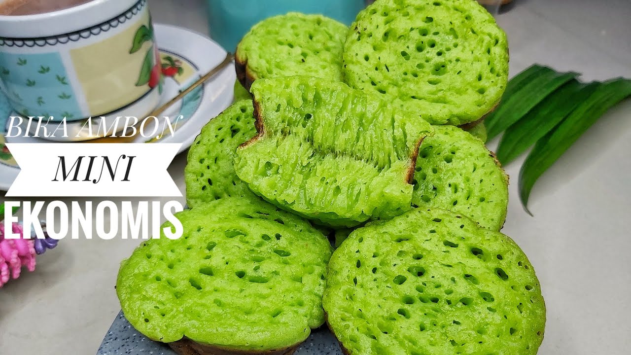BIKA AMBON MINI PANDAN EKONOMIS | ENAK KENYAL DAN EMPUK - YouTube