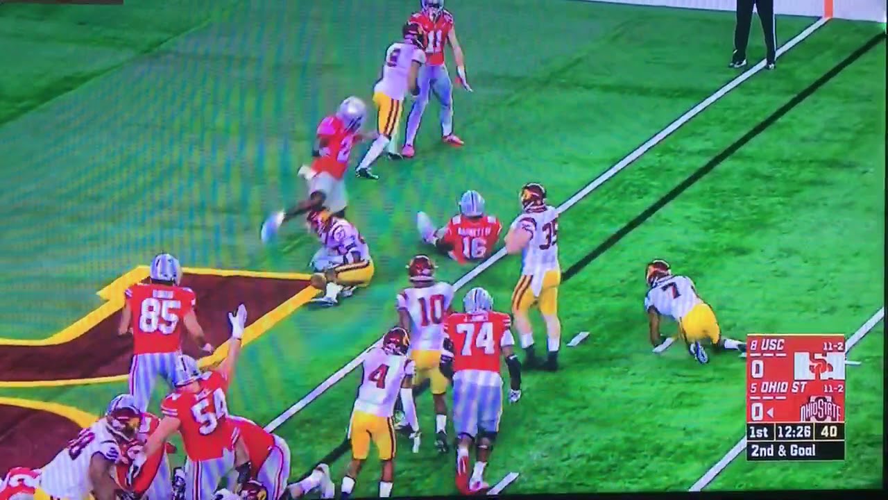 Ohio State Buckeyes touchdown early first quarter on USC Trojans ...