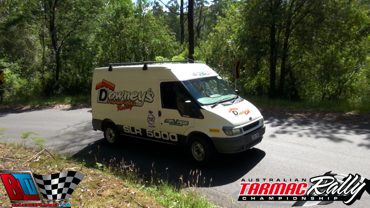 Craziest Tarmac Rally Entry | V8 Powered Ford Transit Van | Mt Baw Baw ...