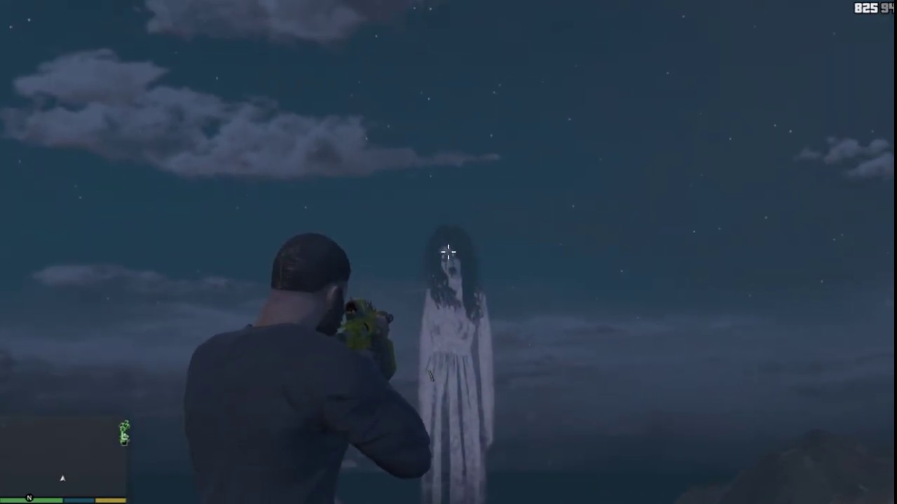 Ghost of Mount Gordo Close Up [GTA 5 Gameplay] - YouTube