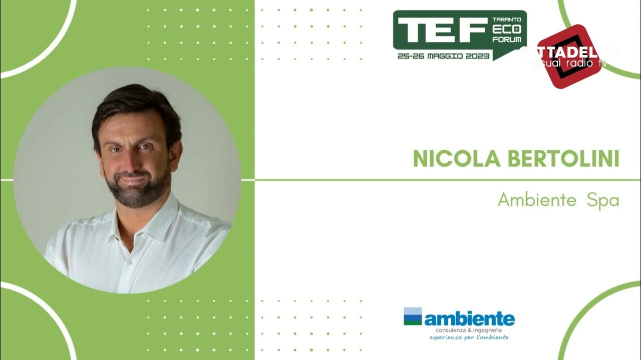 15/05/2023- Buongiorno Taranto- Nicola Bertolini Ambinete spa - YouTube