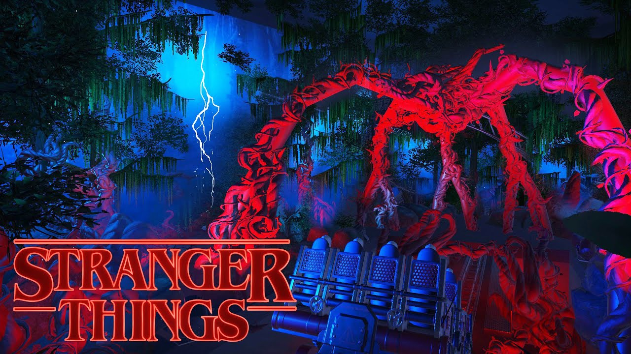 Stranger Things: The Ride (Planet Coaster) - YouTube