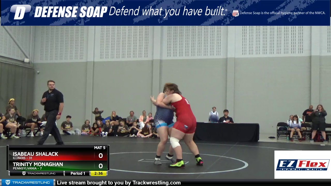 Mat 5 200 Isabeau Shalack Illinois Vs Trinity Monaghan Pennsylvania ...