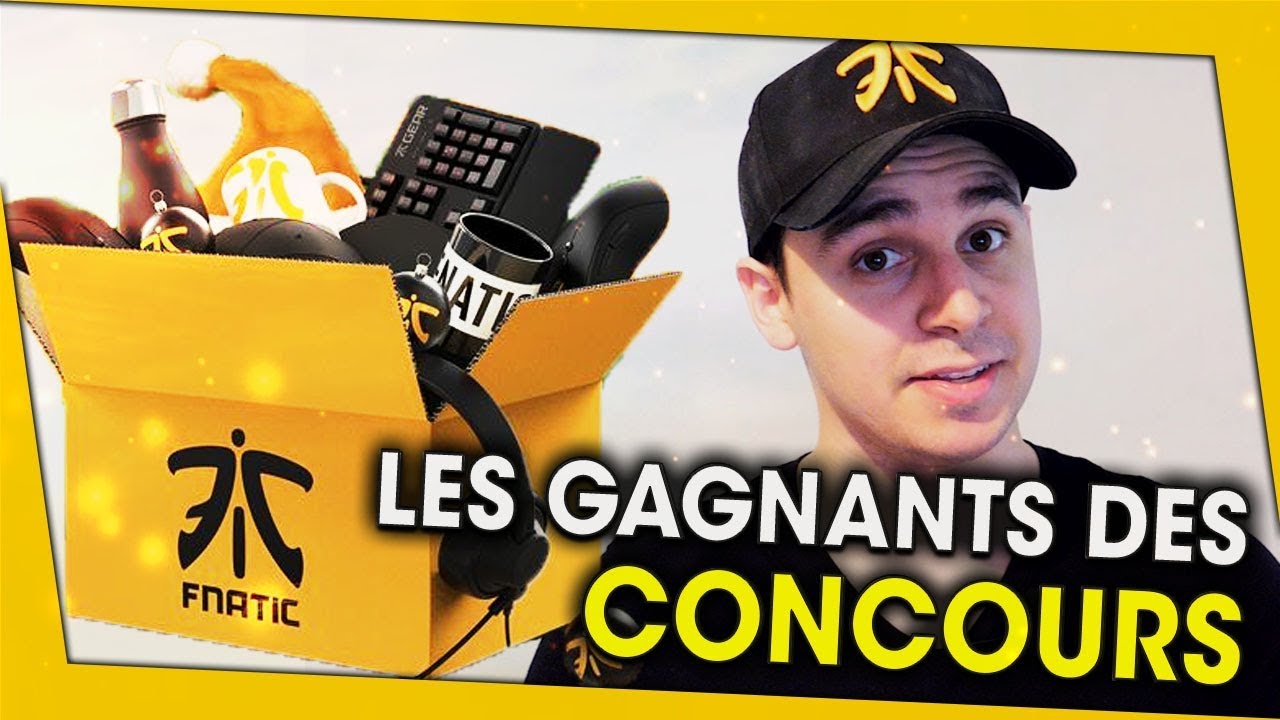 TOUS LES GAGNANTS DES CONCOURS ! - YouTube