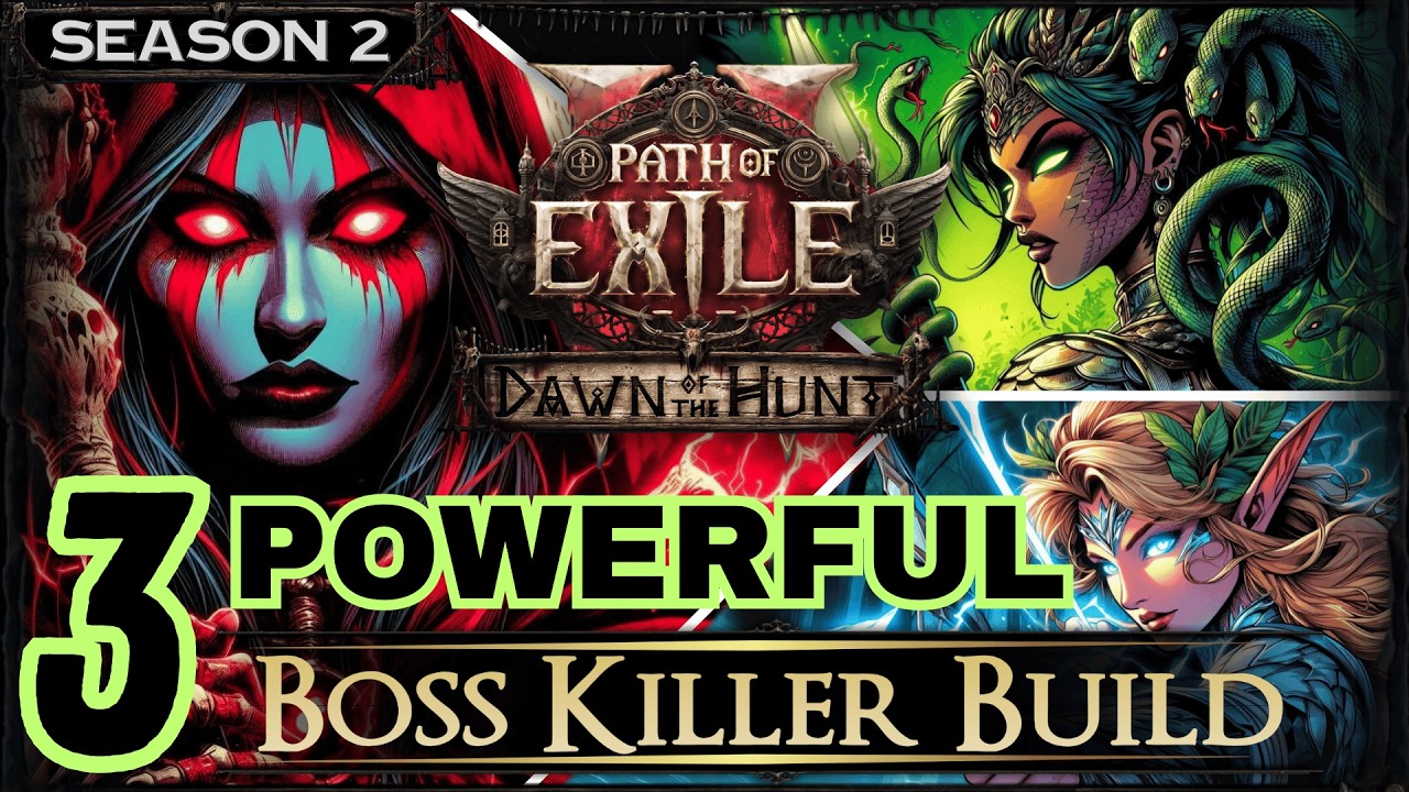 [0.2] TOP 3 Boss Killer Builds for PoE 2 Dawn of the Hunt - Path of ...