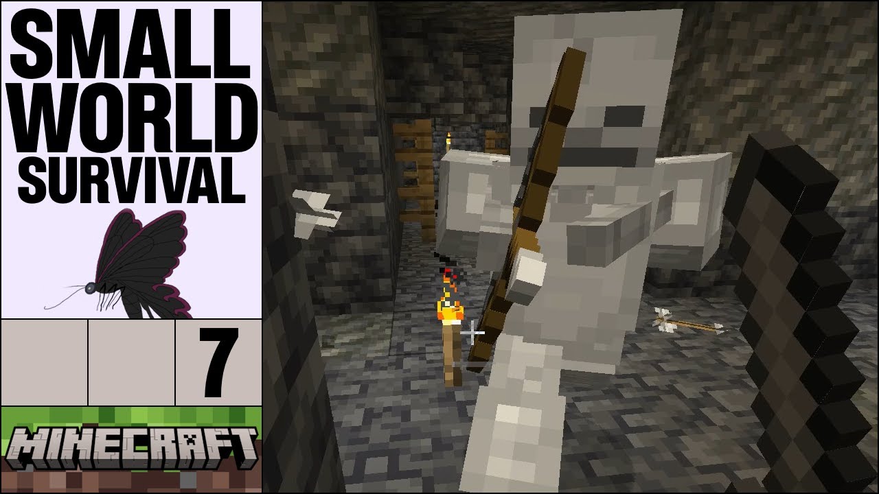Monsters | Minecraft Small World Survival Episode 7 - YouTube