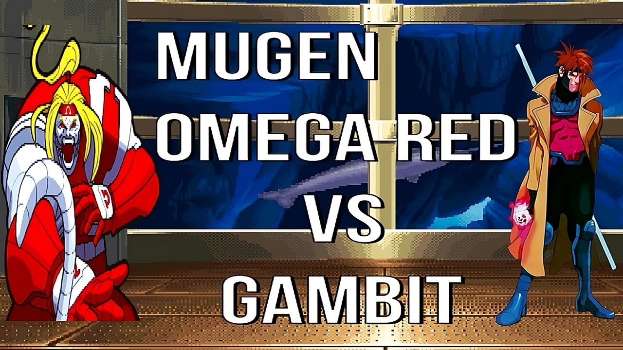 MUGEN Omega Red (Me) Vs Gambit (CvS/Pots Vs Pots) - YouTube