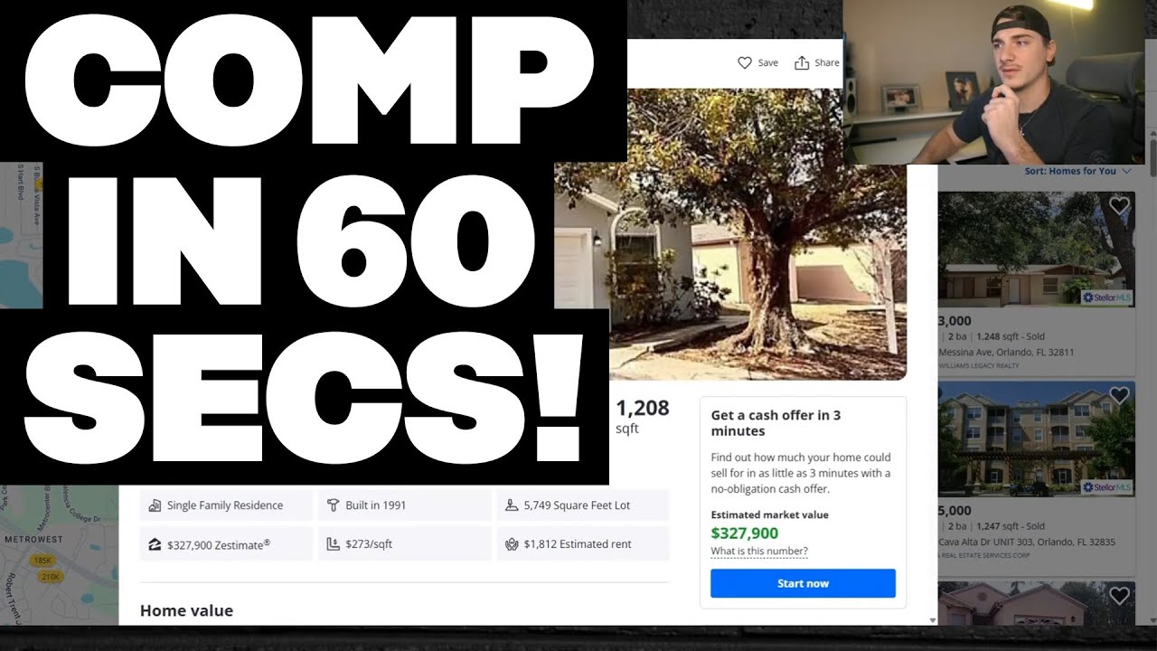 How to Comp ANY Property in Under 60 Seconds Using Zillow - YouTube