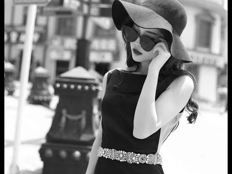 dancing fly with my black long skirt