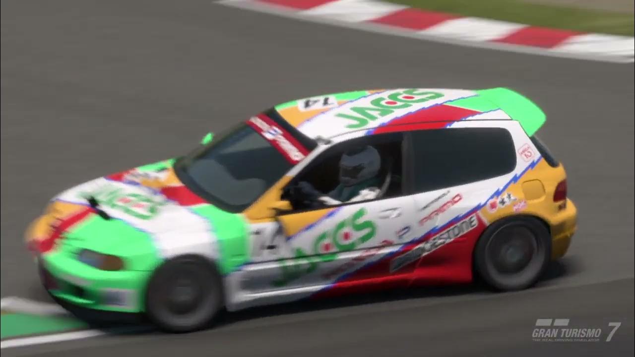 GT7 ガレージ RCR シビック EG6 鈴鹿サーキット - YouTube