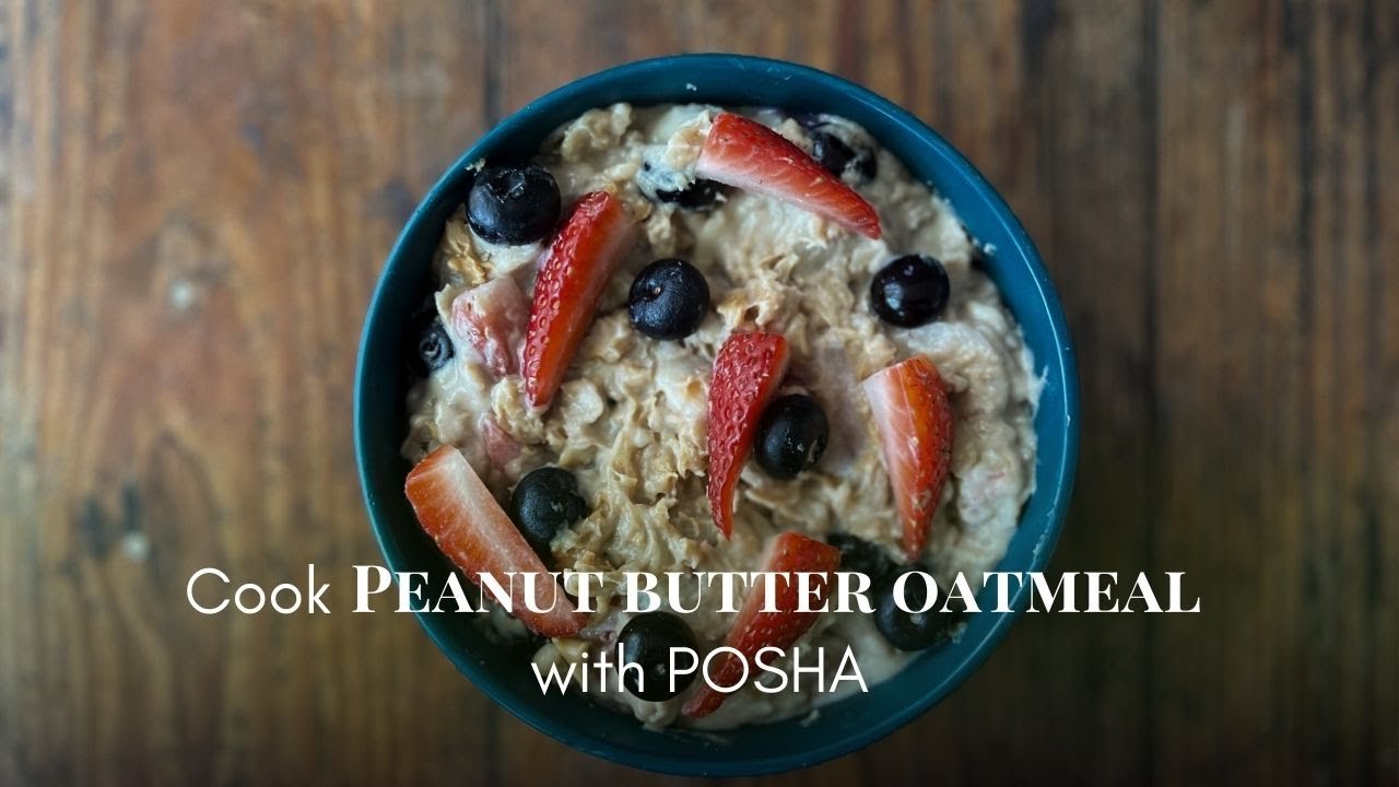 Cooking Robot makes Peanut Butter Oatmeal | Posha Kitchen Robot ...