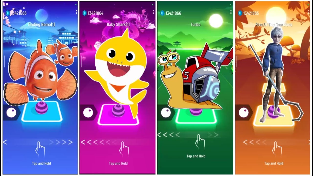 Finding Nemo 🆚 Baby Shark 🆚 Turbo 🆚 Rise Of The Guardians. 🎶 Who Will ...