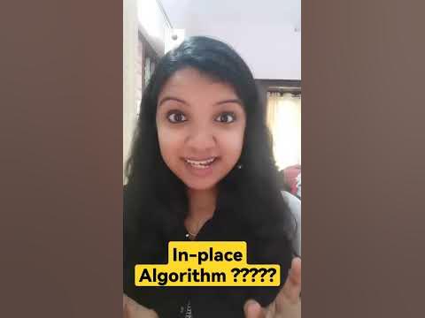 WHAT is In-Place Algorithm????? #dsa #coding - YouTube