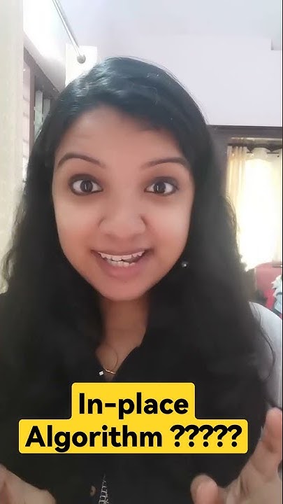 WHAT is In-Place Algorithm????? #dsa #coding - YouTube