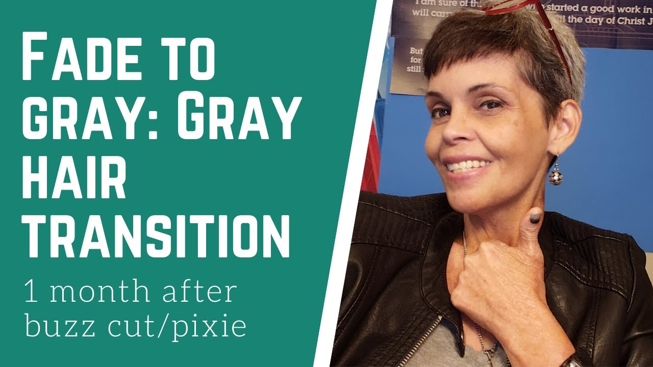 Fade to Gray: Gray hair transition - YouTube