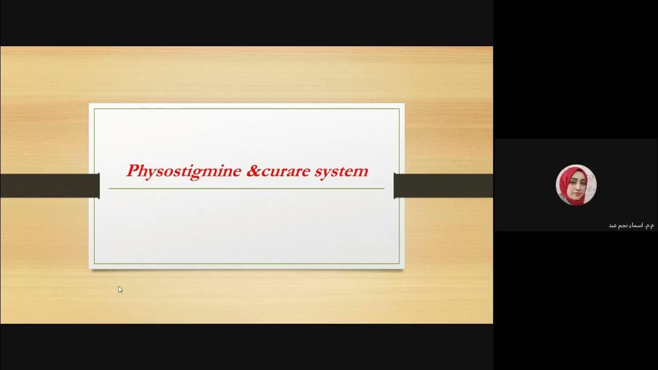 pharma lab4 // physostigmine & curare - YouTube