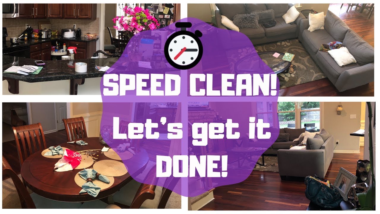 Speed Clean with Me | Cleaning motivation | 2019 - YouTube