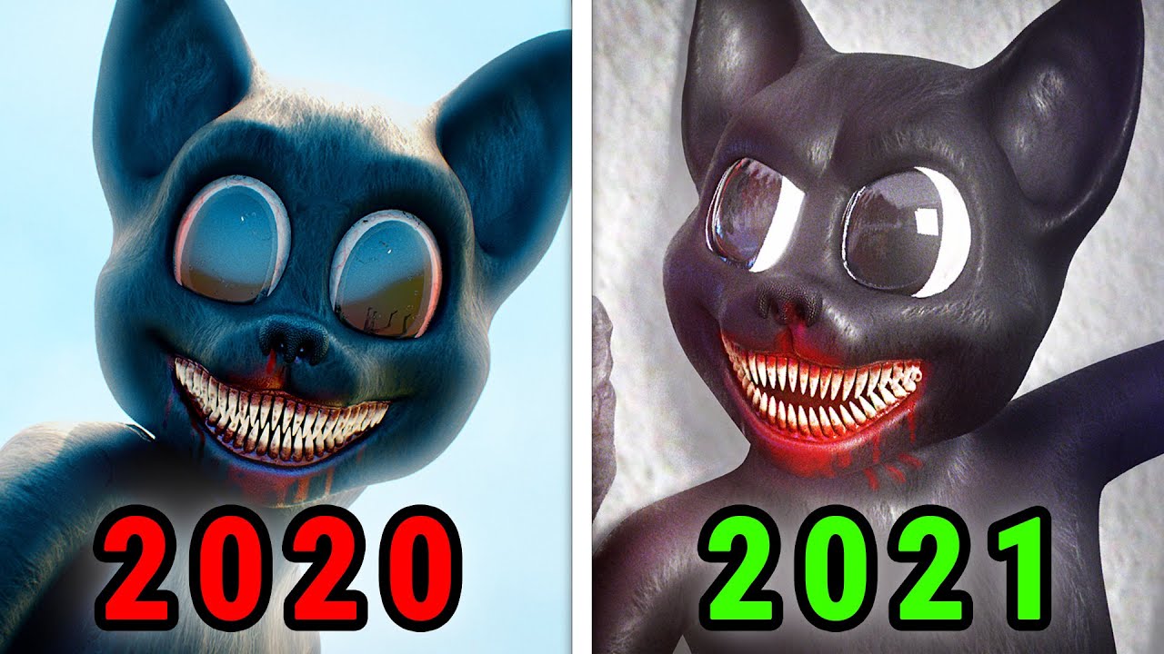 The Evolution Of Cartoon Cat (Horror Skunx) - YouTube