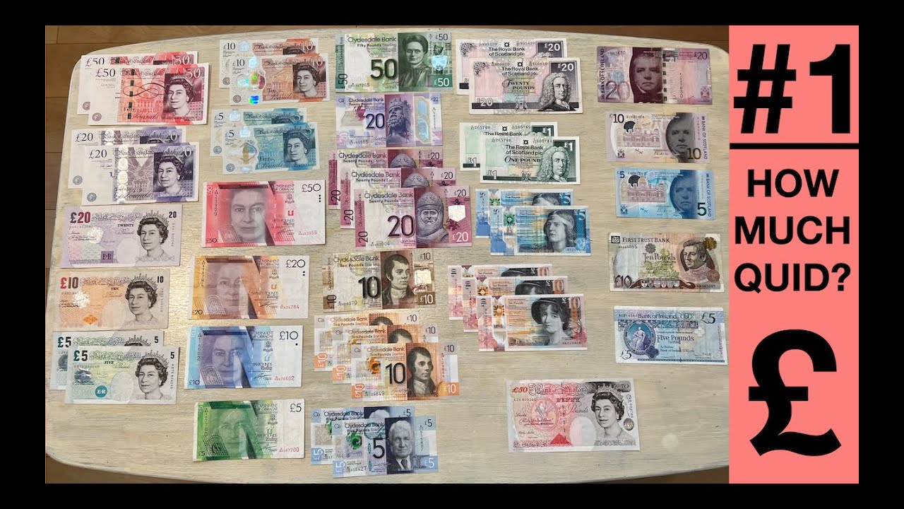 CASH COUNTING #1 - POUNDS STERLING - YouTube