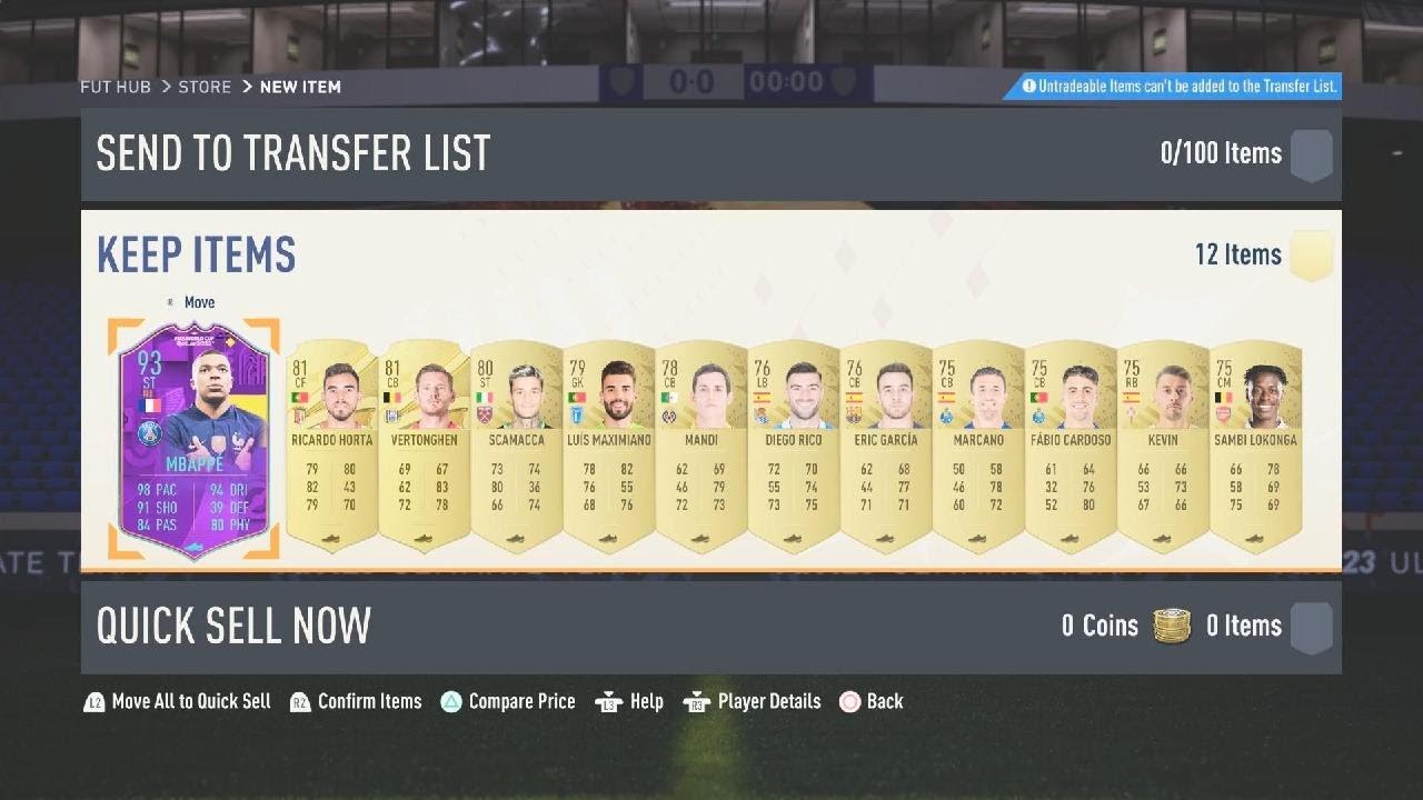 I PACKED 93 MBAPPE!! - YouTube